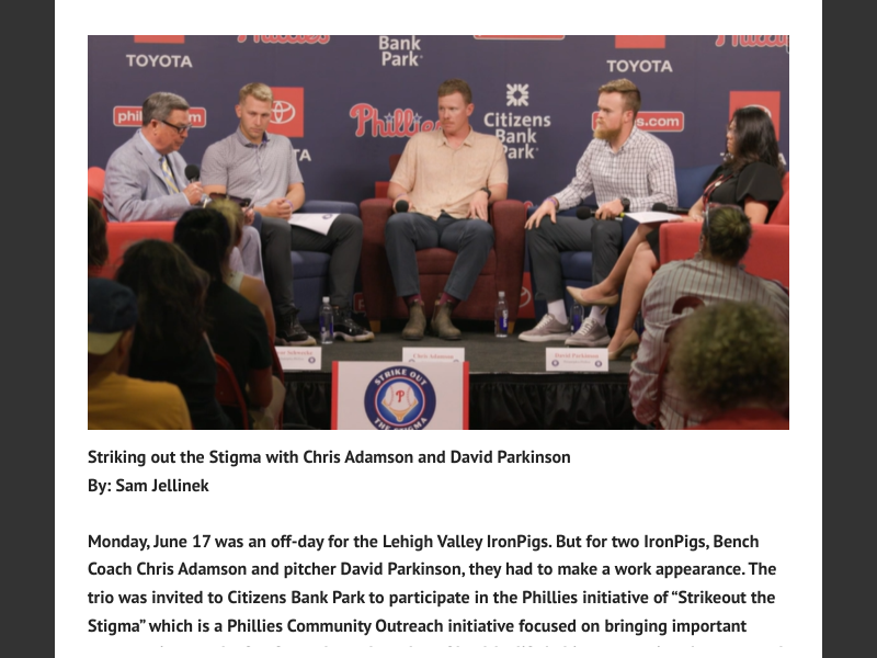 Issue Nine: July 9-14Striking out the Stigma with Chris Adamson and ...