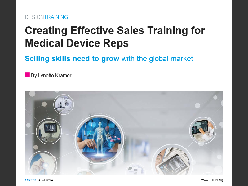 Focus Magazine - April 2024Designing Training: Creating Effective Sales ...