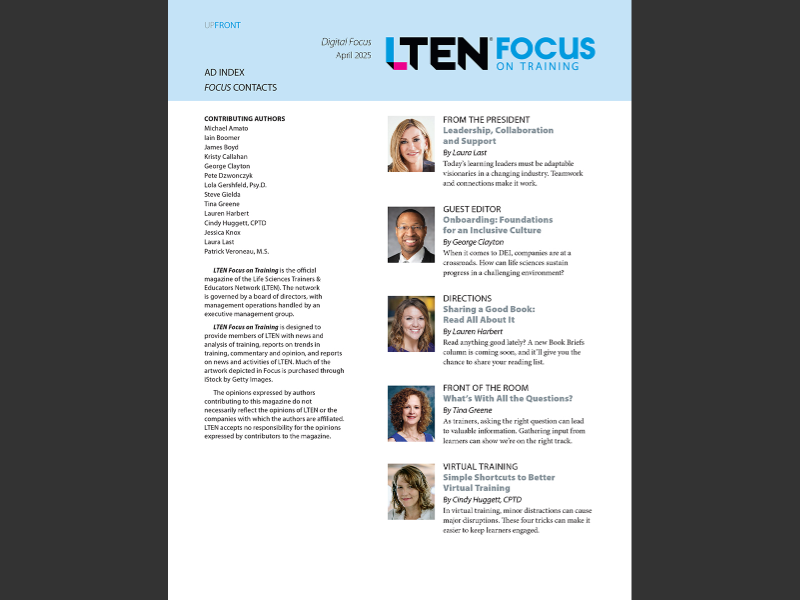 Focus Magazine - April 2025Upfront