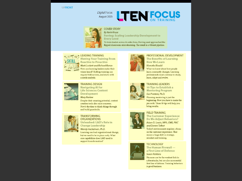Focus Magazine - August 2023Upfront 2