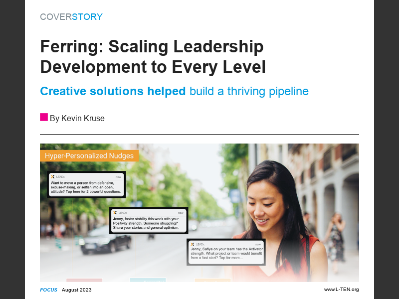 Focus Magazine - August 2023Cover Story: Ferring: Scaling Leadership ...