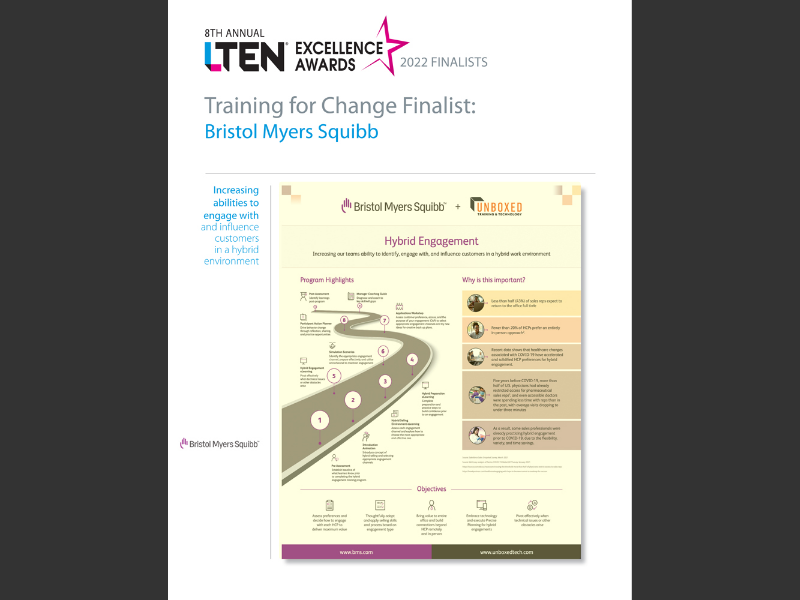 FOCUS Excellence Awards - Summer 2022Training for Change: Bristol Myers ...