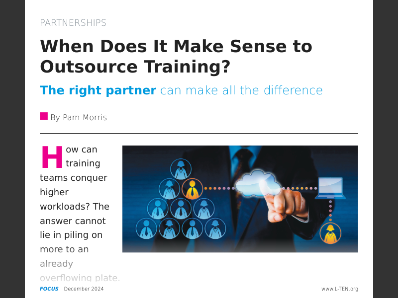 Focus Magazine - December 2024Partnerships: When Does It Makes Sense to ...