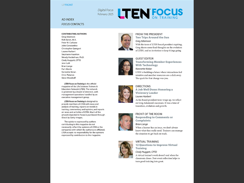 Focus Magazine - February 2025Upfront