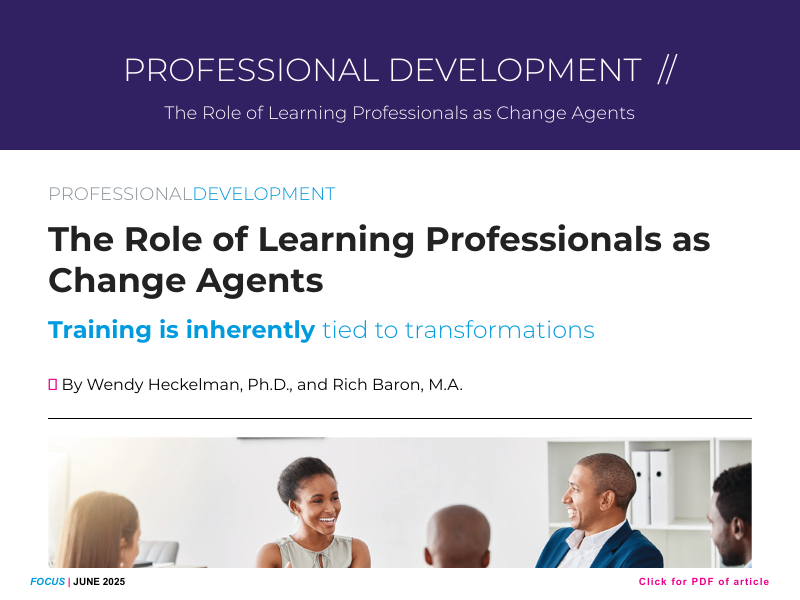 Focus Magazine - June 2025PROFESSIONAL DEVELOPMENT: The Role of ...