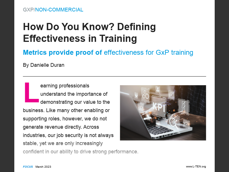 Focus Magazine - March 2023How Do You Know? Defining Effectiveness in ...