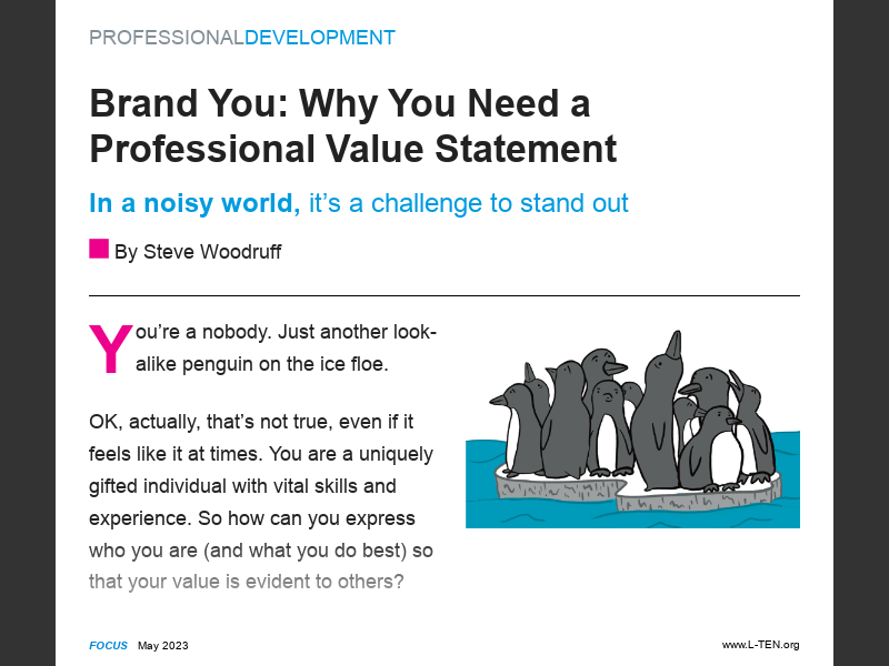 Focus Magazine - May 2023Brand You: Why You Need a Professional Value ...