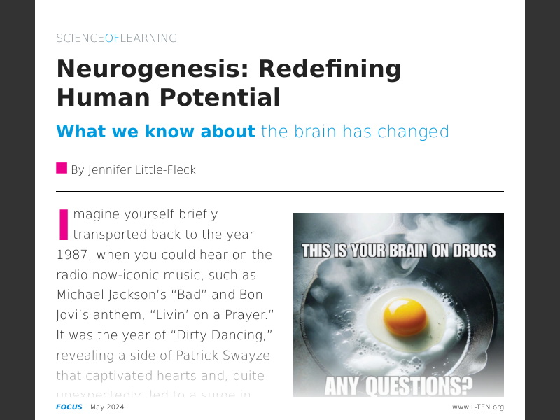 Focus Magazine - May 2024Science of Learning: Neurogenesis: Redefining ...