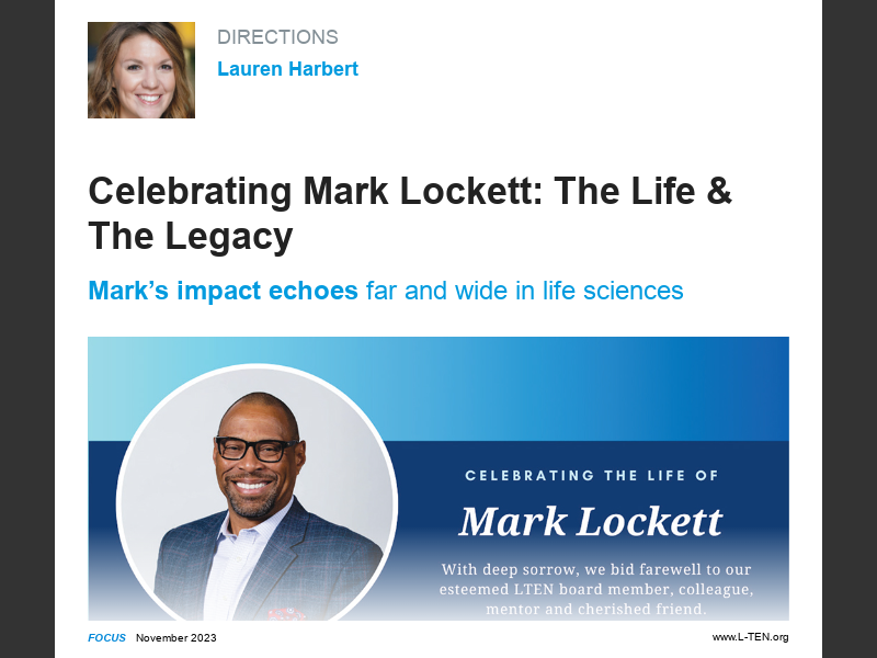 Focus Magazine - November 2023Directions: Celebrating Mark Lockett: The ...