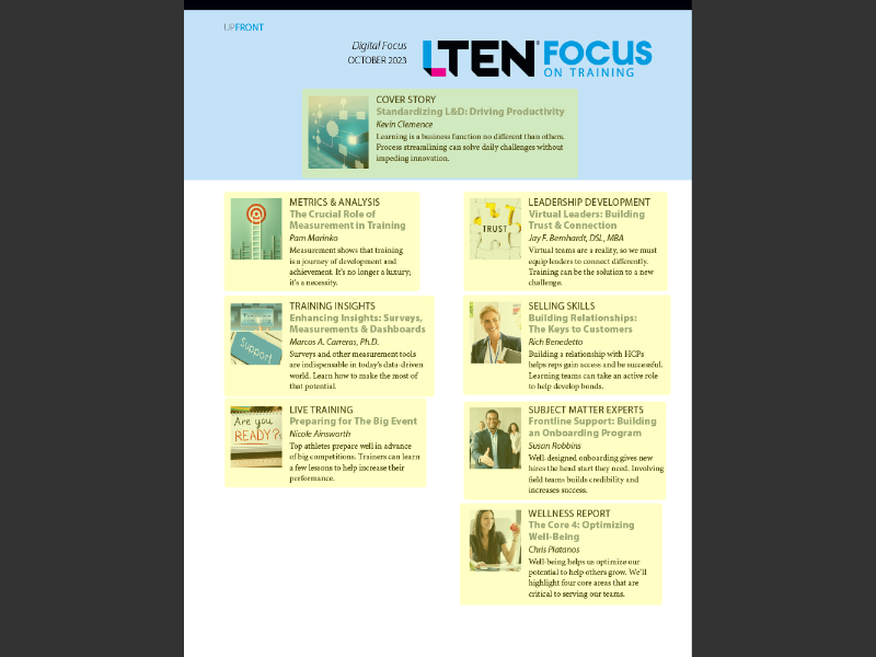 Focus Magazine - October 2023Upfront 2