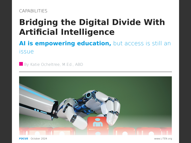 Focus Magazine - October 2024Capabilities: Bridging the Digital Divide ...