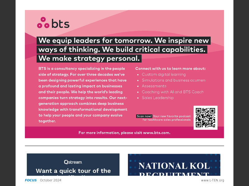 Focus Magazine - October 2024bts | Qstream | The Prime Meridian Group