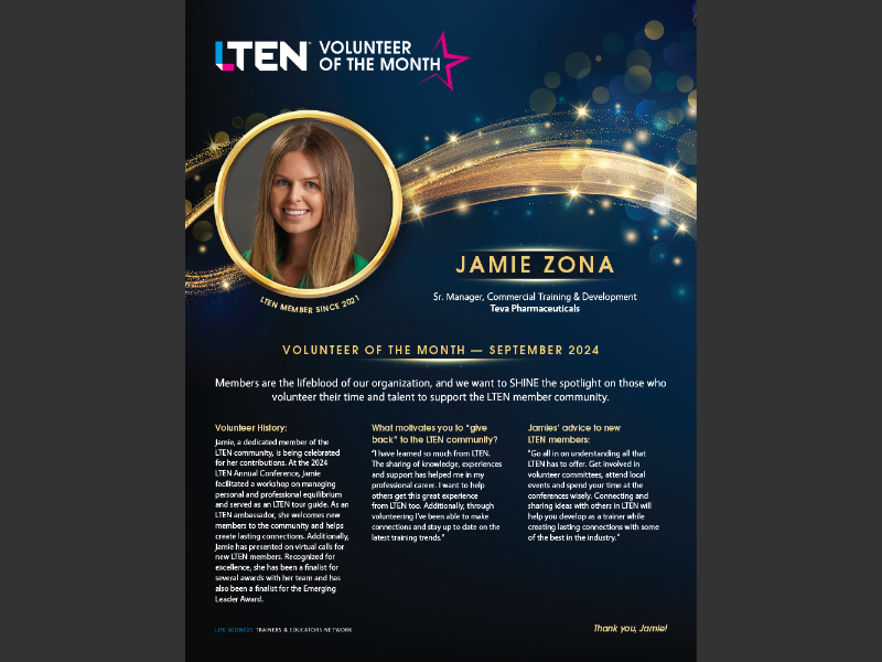 Focus Magazine - September 2024LTEN Volunteer of the Month