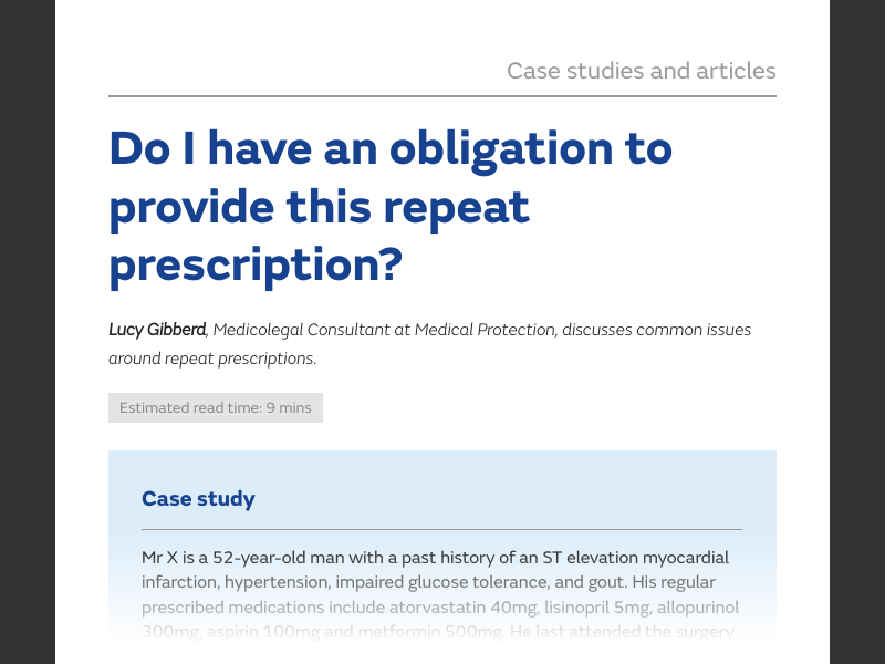 Casebook NZ - Volume 33 Issue 1 - June 2025Do I have an obligation to provide this repeat ...