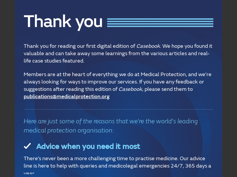 Casebook UK - Volume 31 Issue 1 - May 2023Closing page