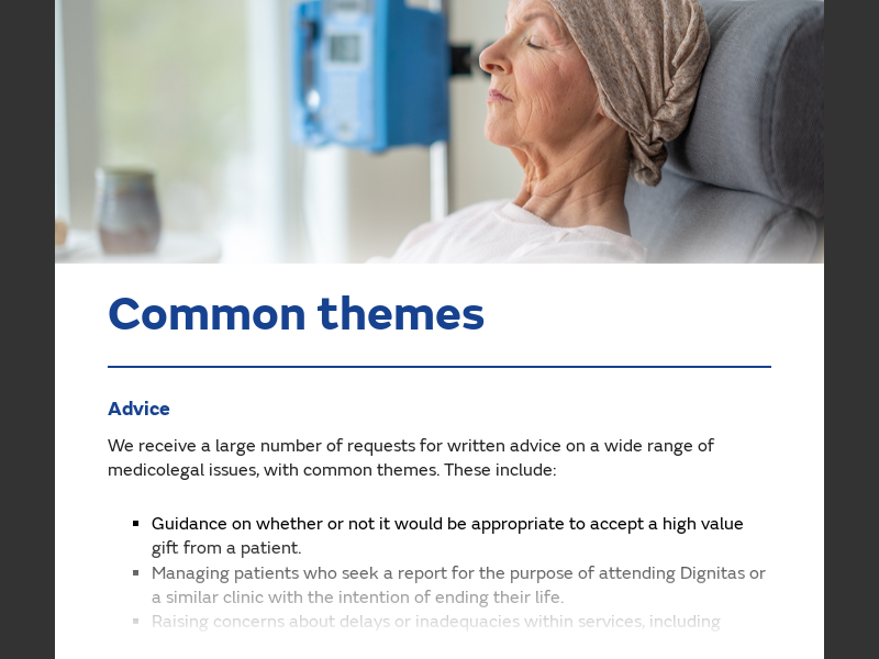 Learning from cases - OncologyArticle - Common themes