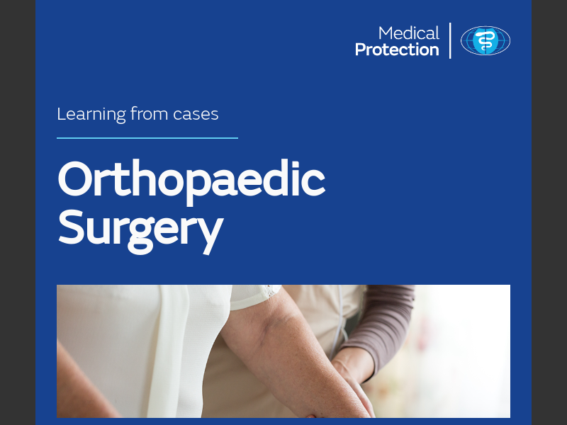 Learning from cases - Orthopaedic SurgeryLearning from cases ...