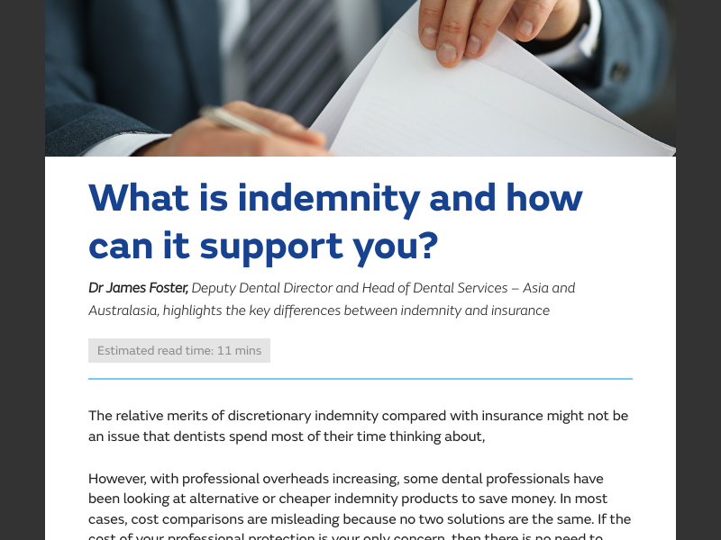 Riskwise Asia - Issue 66 - September 2024What is indemnity and how can ...