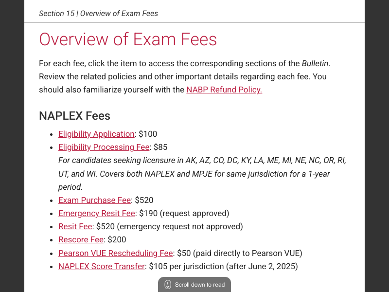 NAPLEX/MPJE Candidate Application BulletinSection 15 | Overview of Exam ...