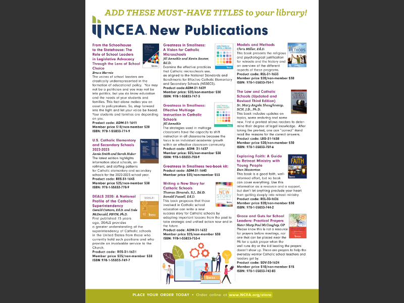 Spring 2023NCEA New Publications