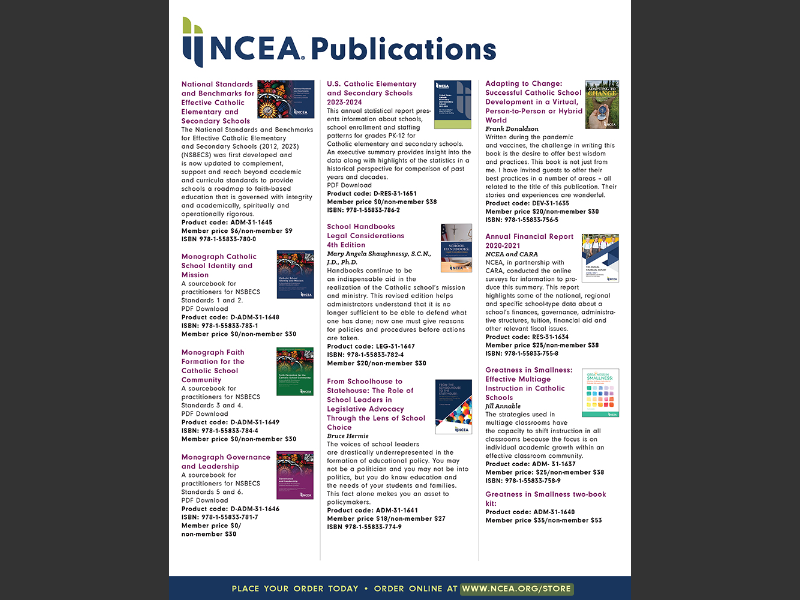 Spring 2024NCEA Publications