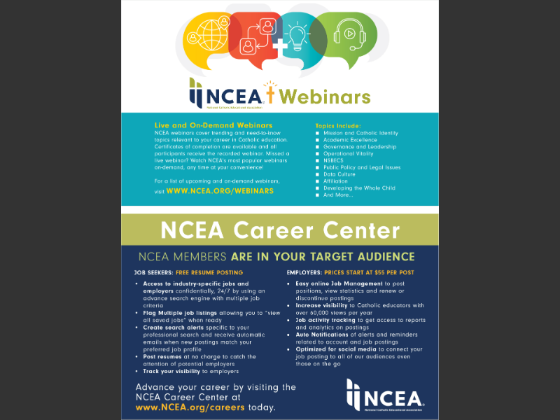Summer 2025NCEA Webinars | NCEA Career Center