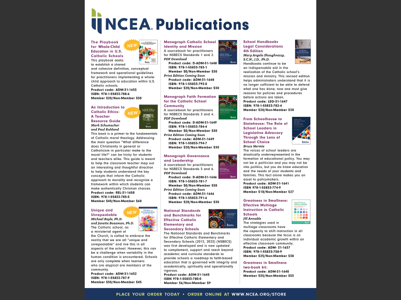 Winter 2025NCEA Publications