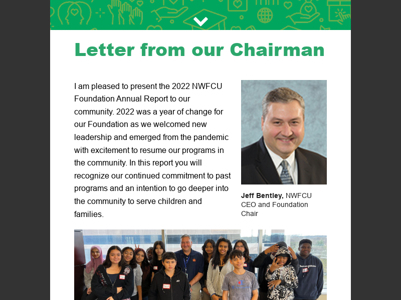 2022 Annual ReportLetter from our Chairman