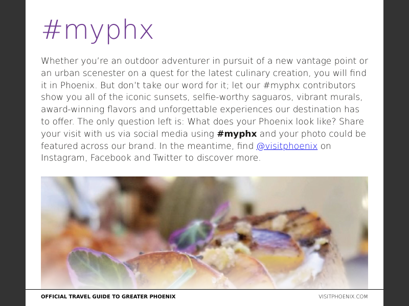 2020 Official Travel Guide#myphx