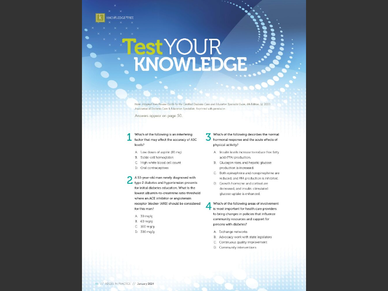 AIP - January 2024Test Your Knowledge