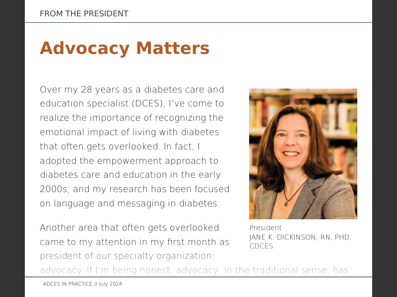 AIP - July 2024Advocacy Matters