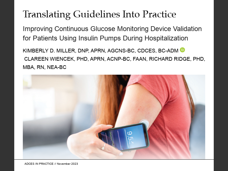 AIP - November 2023Translating Guidelines into Practice