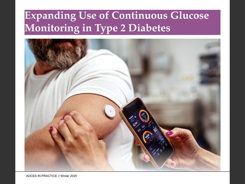 AIP - Winter 2025Expanding Use of Continuous Glucose Monitoring in Type ...