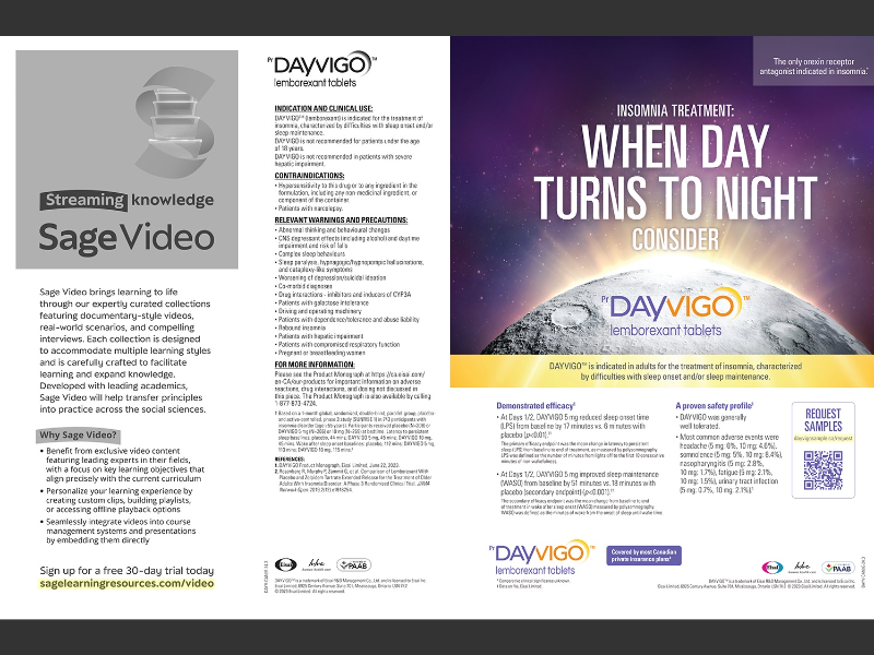 March 2024Eisai Canada - Dayvigo