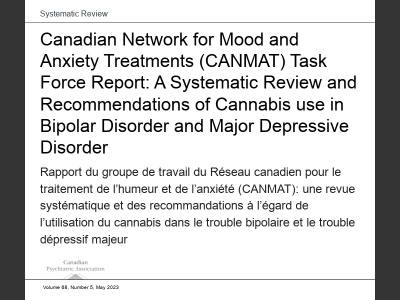 May 2023Systematic Review: Canadian Network for Mood and Anxiety ...