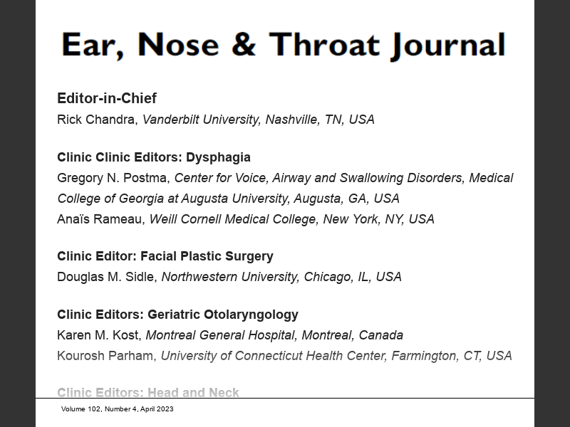 ENT - April 2023Editorial Board