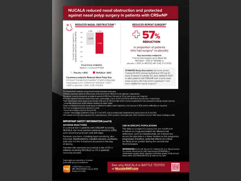 ENT - August 2023GSK Nucala 1
