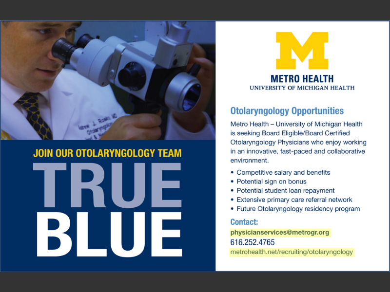 ENT - July 2021Metro Health - True Blue