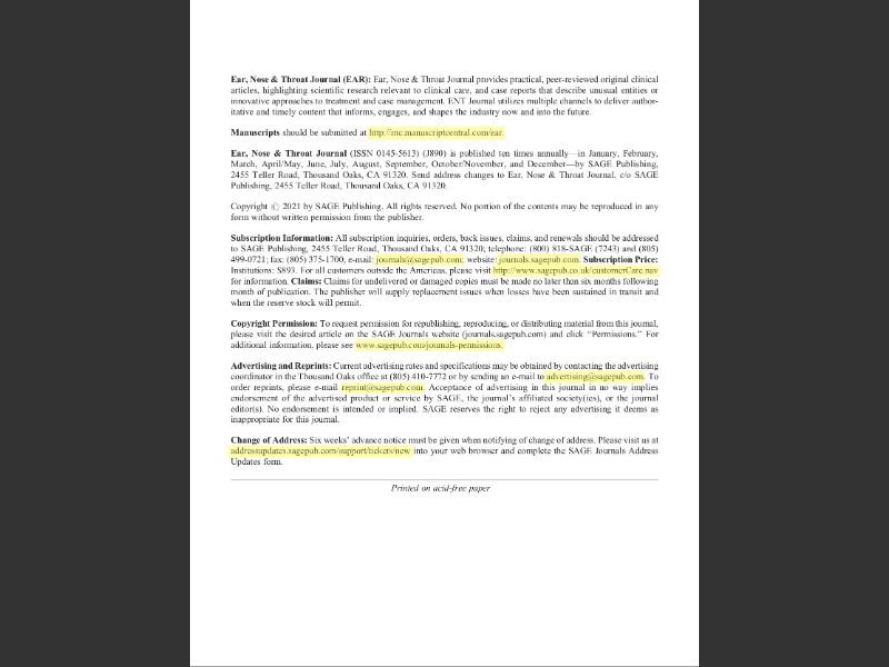 ENT - July 2021Verso