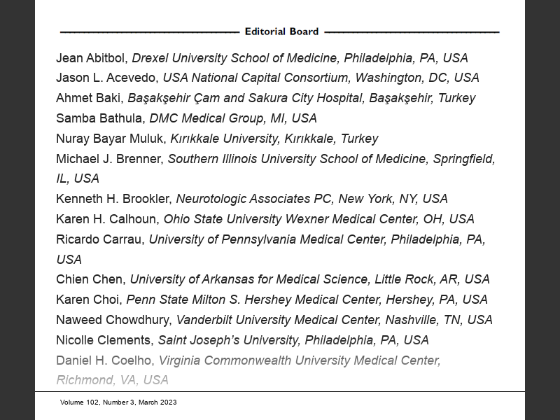 ENT - March 2023Editorial Board 2
