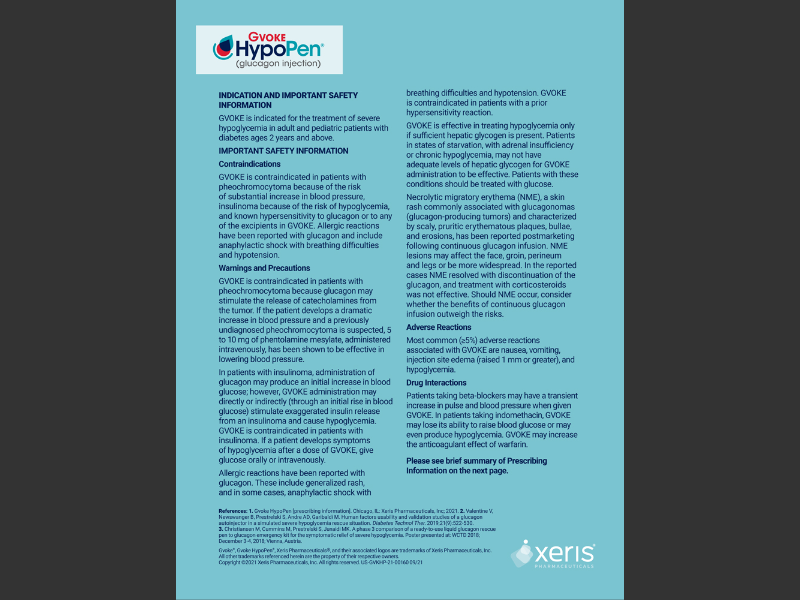 December 2021Gvoke HypoPen Xeris Pharmaceuticals