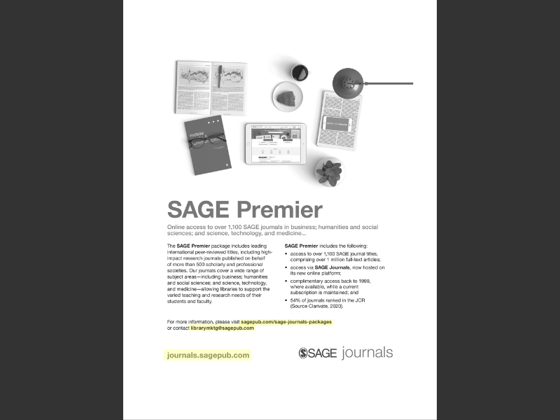 December 2022SAGE Premier ad