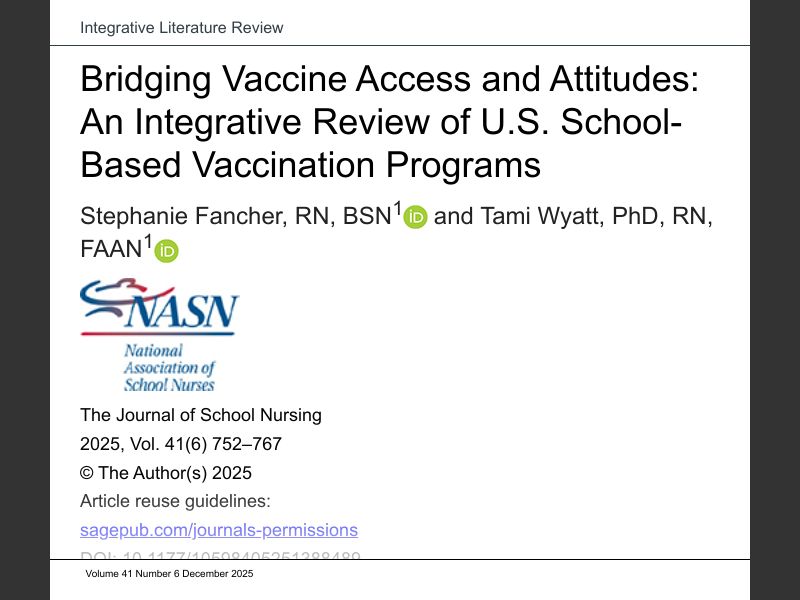 December 2025"Bridging Vaccine Access and Attitudes: An Integrative ...