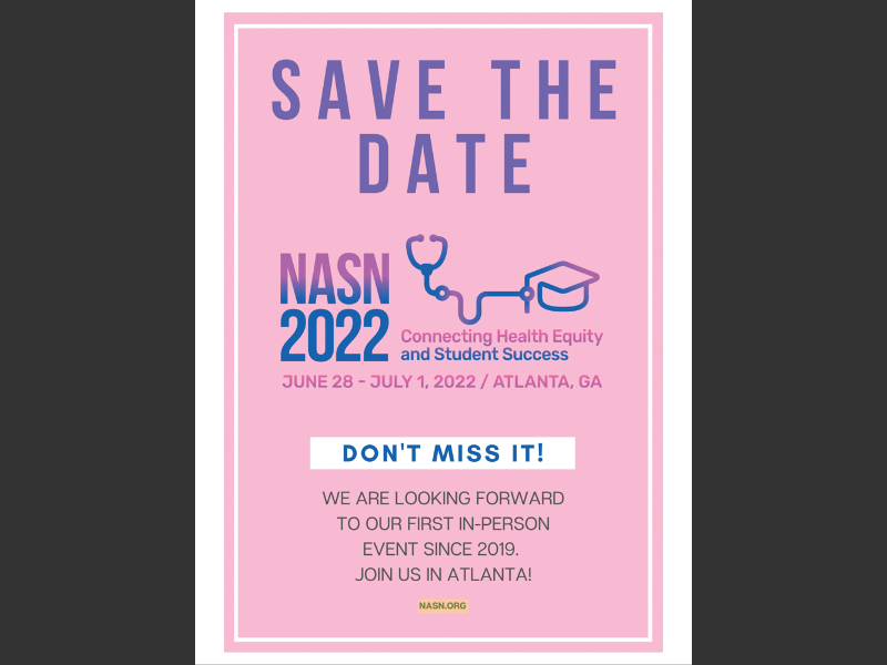 February 2022Save The Date NASN 2022 ad