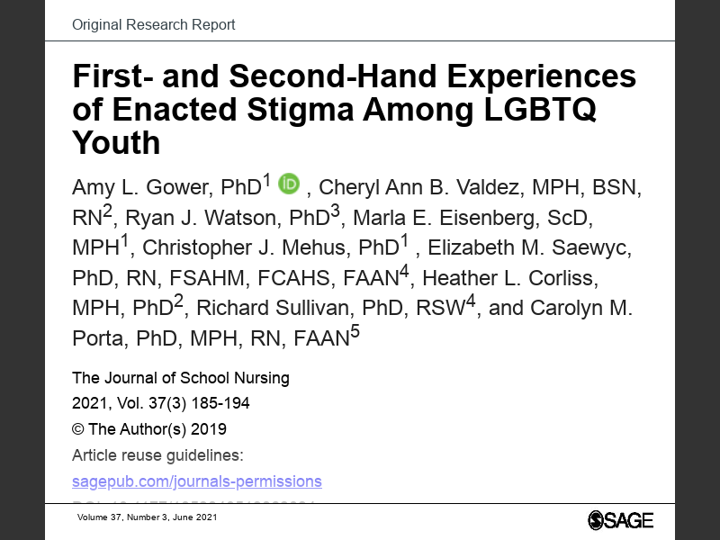 June 2021First- and Second-Hand Experiences of Enacted Stigma Among ...
