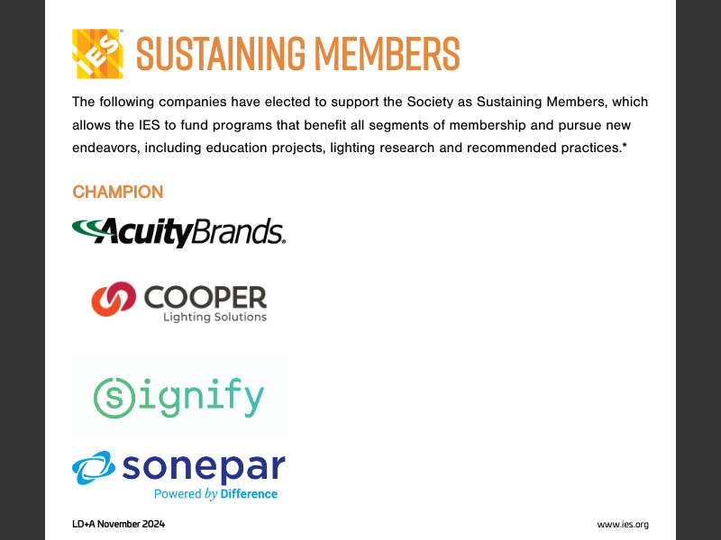 November 2024ies Sustaining Members