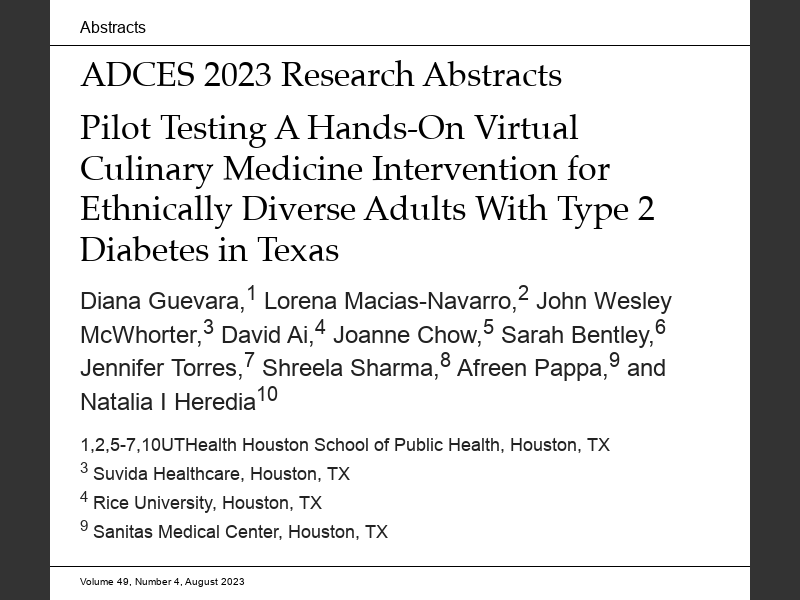 August 2023Abstracts: ADCES 2023 Research Abstracts