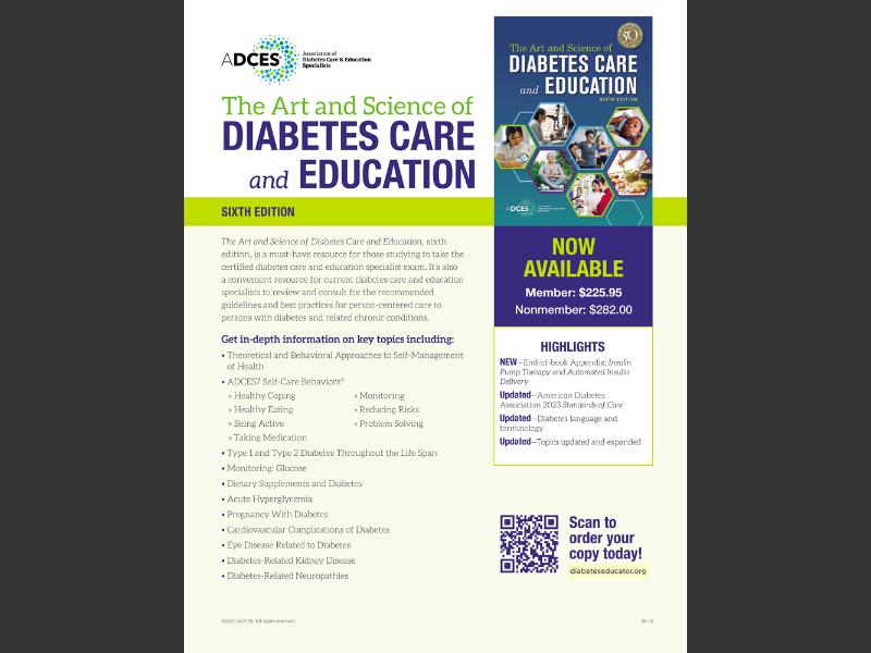 August 2023ADCES The Art and Science of Diabetes Care and Education
