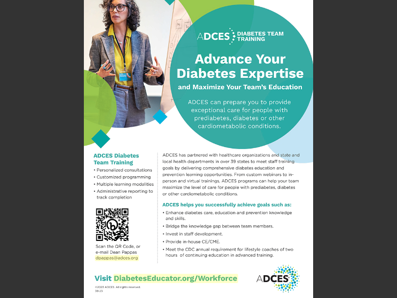 December 2023ADCES Diabetes Team Training