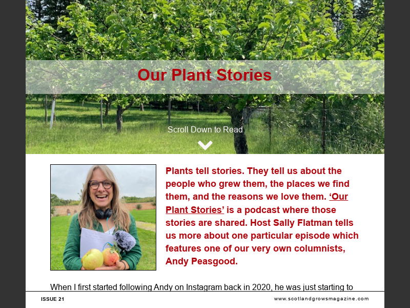 Issue 21Our Plant Stories
